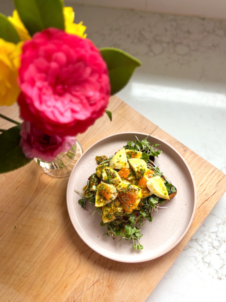 Jammy Egg Salad Sammy - In Emily's Kitchen